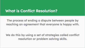 March 2024 SEL THEME – Conflict Resolution & Problem solving – AN ...