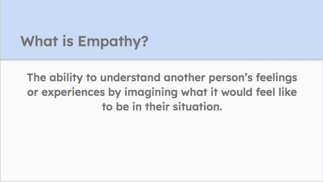 Apriil 2024 SEL THEME – Empathy & Compassion – AN INTRODUCTION